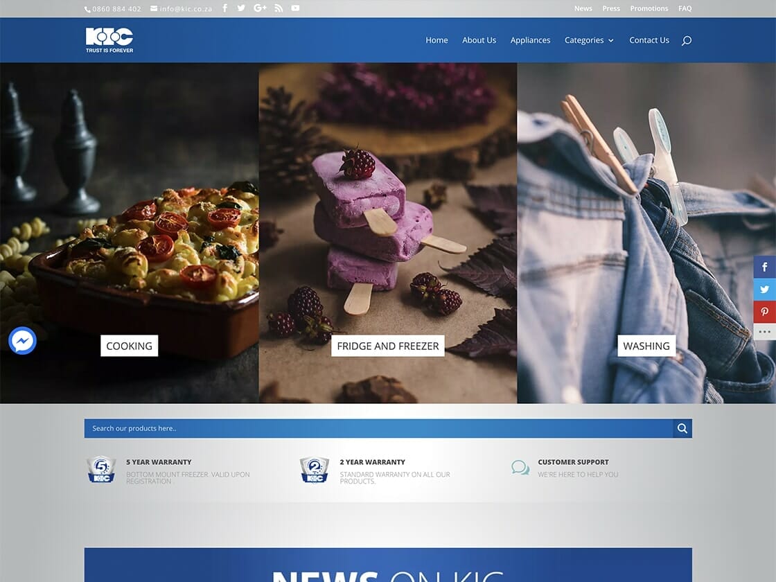 KIC Website - Lucidity Design