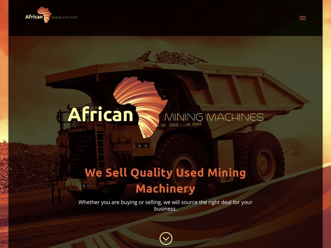 African Mining Machines Website - Lucidity Design