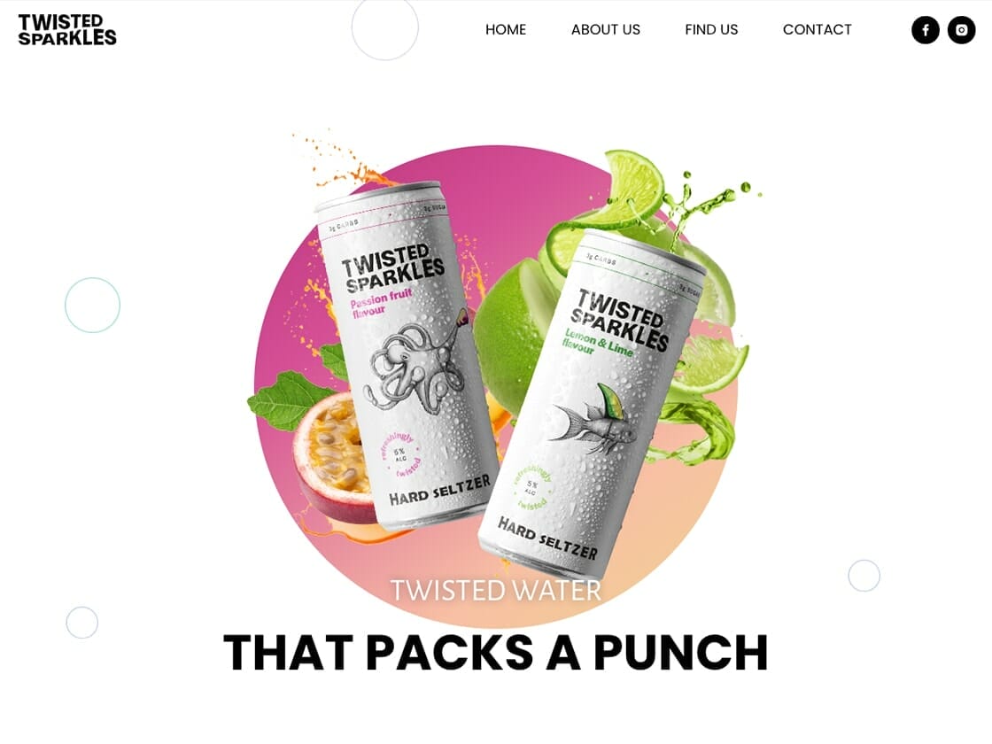 Twisted Sparkles Website 2021 - Lucidity Design