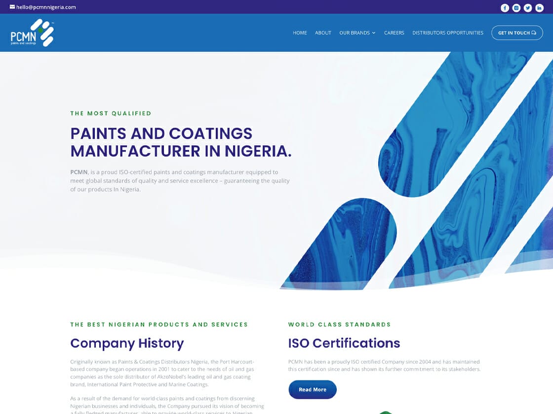 PCMN Website - Lucidity Design