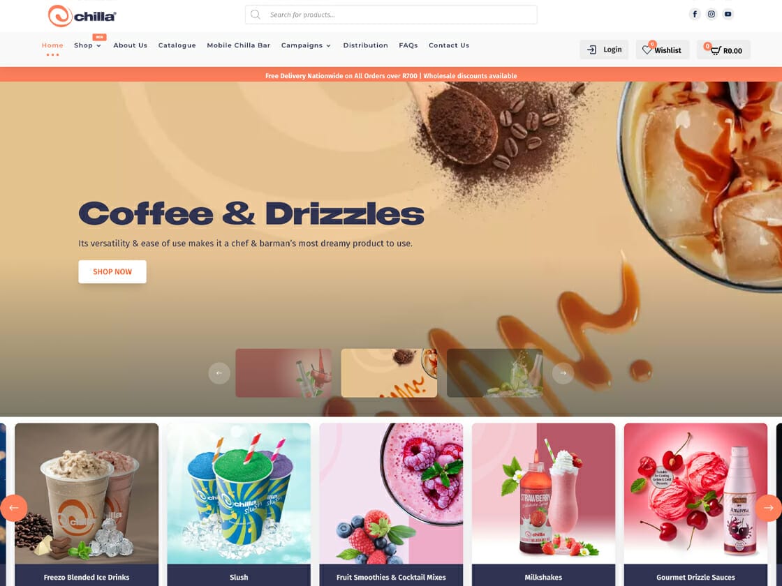 Chilla Website - Lucidity Design