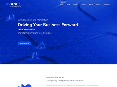 Avance Consulting Group Website - Lucidity Design